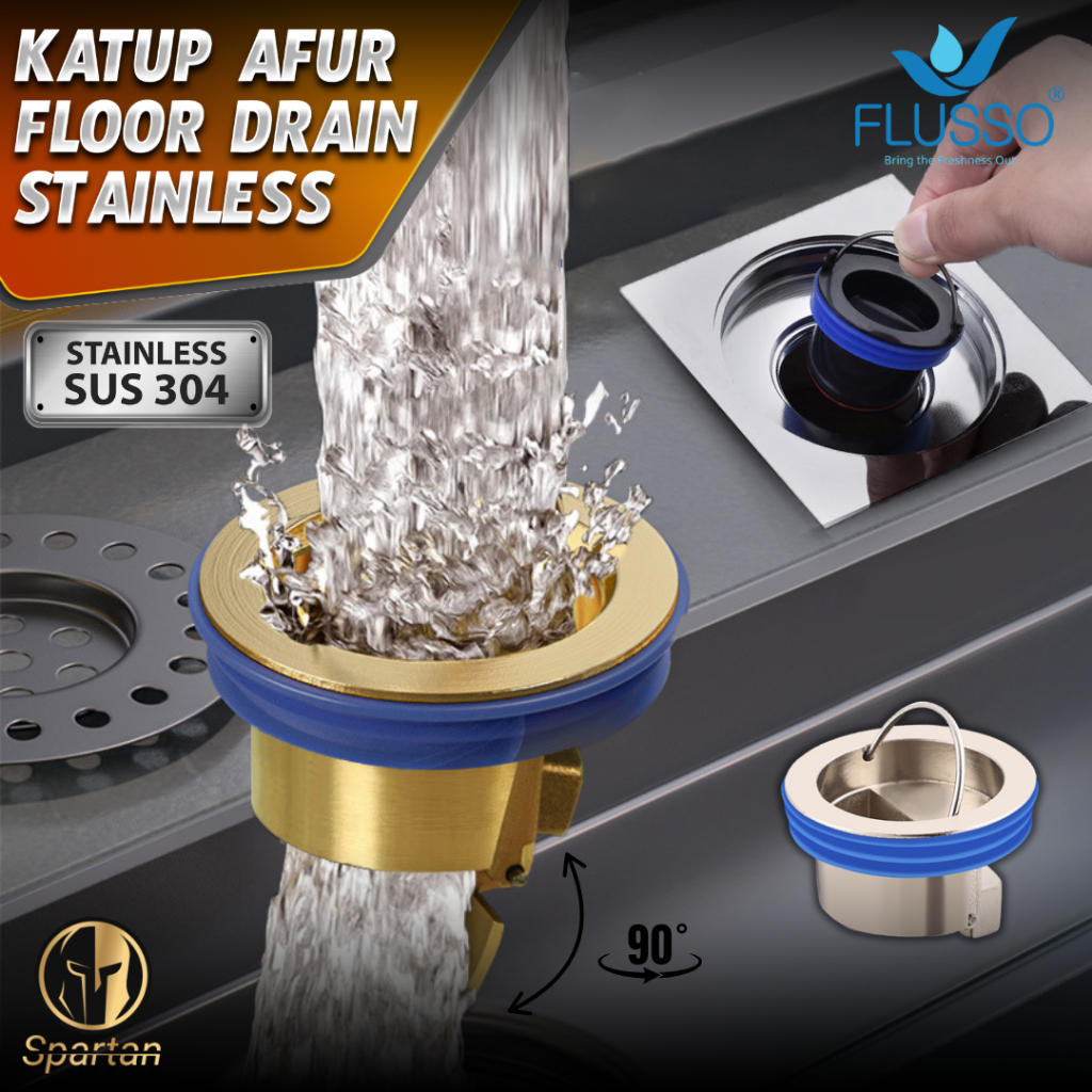 Jual Flusso Katup Penutup Saluran Pembuangan Air Floor Drain Afur ...