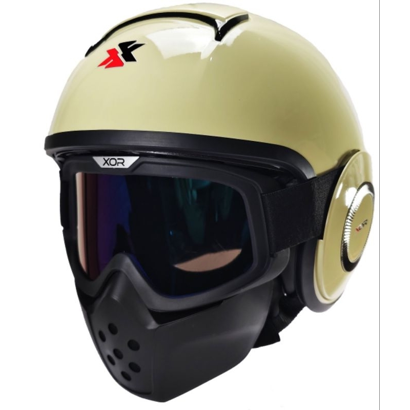 Jual Helm XOR Raw Night Rider | Shopee Indonesia