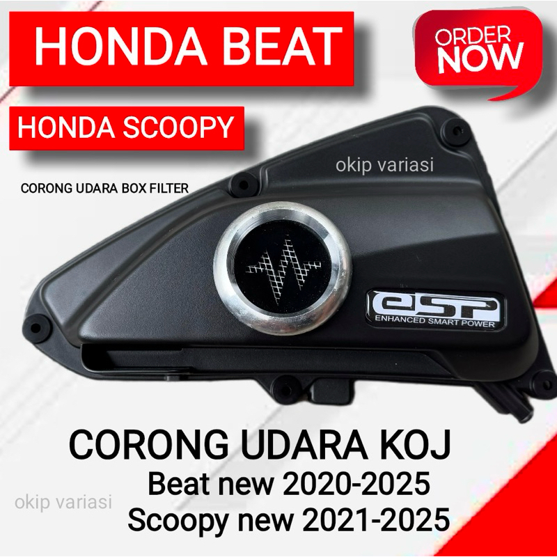 Jual CORONG UDARA TUTUP FILTER BEAT DELUX SCOOPY NEW GENIO BEAT NEW ...