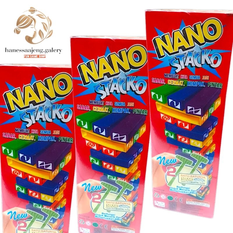 Jual IUNOI Stacko / Nano Stacko / susun balok / permainan strategi ...