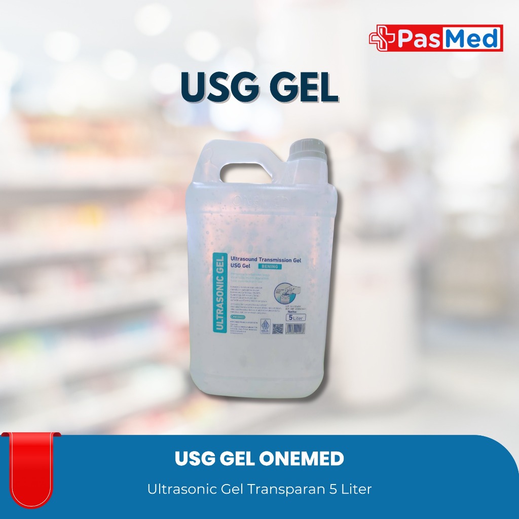 Jual Ultrasonic Gel USG Gel OneMed 5 Liter Transparant | USG Gel 5 ...