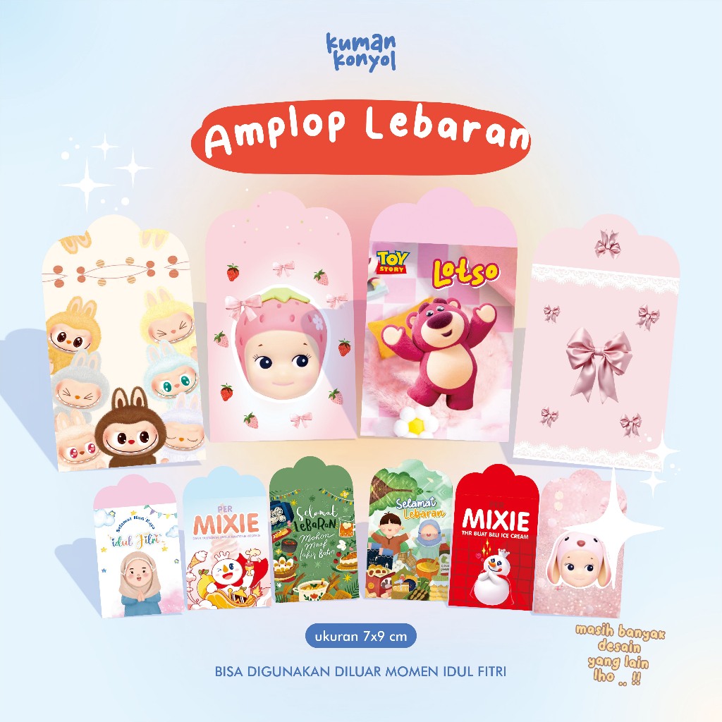 Jual AMPLOP LEBARAN IDUL FITRI LUCU AESTHETIC GEMOY | Shopee Indonesia