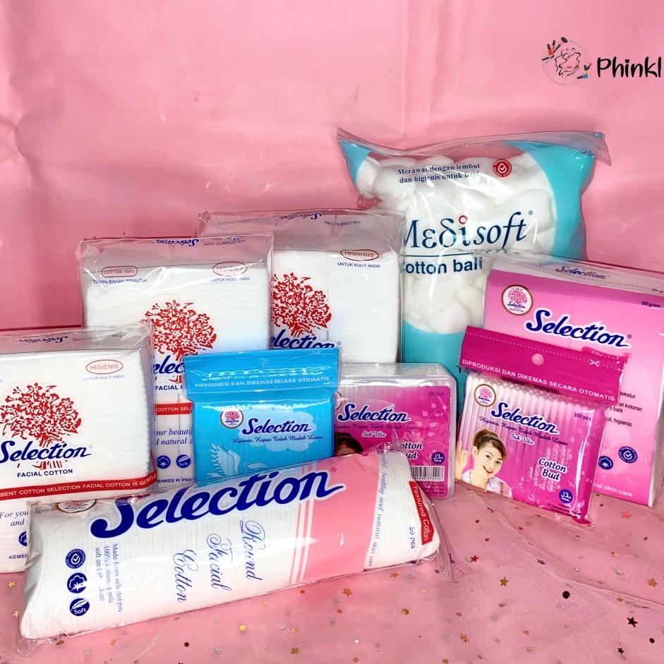 Jual `ღ´ PHINKL `ღ´ SELECTION beauty kapas kecantikan lembut toner ...