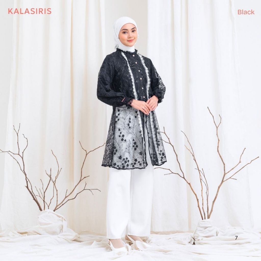 Jual KALASIRIS | Outer Luaran Wanita Lengan panjang | Motif Bunga ...