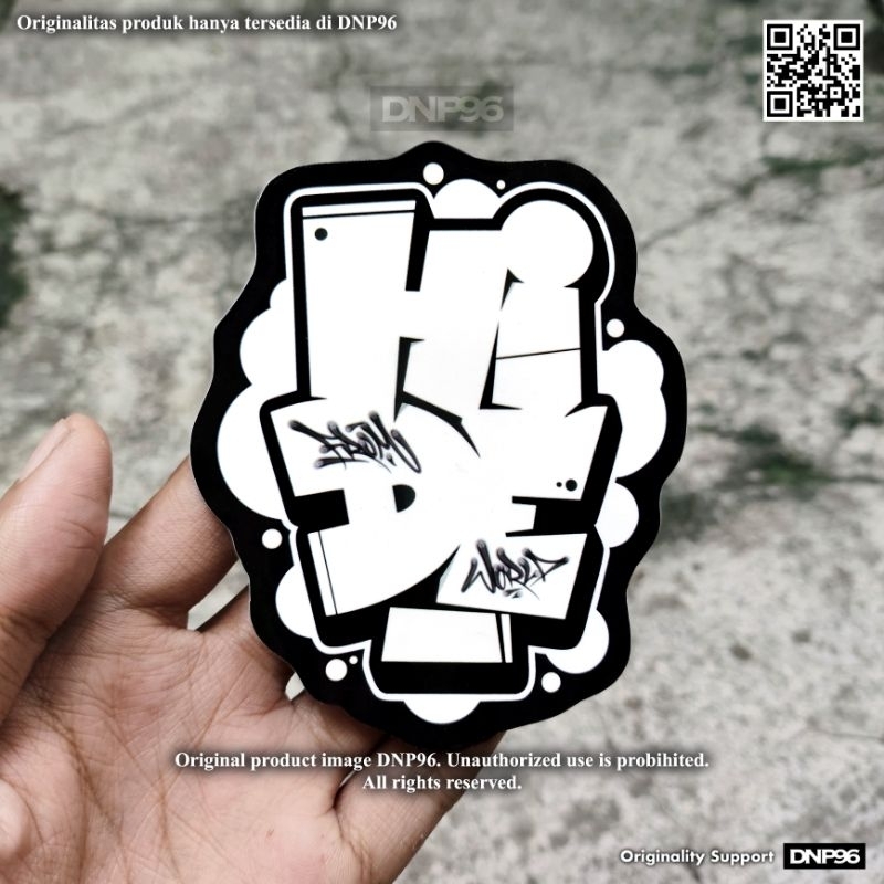 Jual Stiker Grafiti Sticker Graffiti HIDE / Sticker Helm / Sticker ...