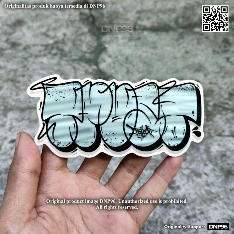 Jual Stiker Grafiti Sticker Graffiti TRUST / Sticker Helm / Sticker ...