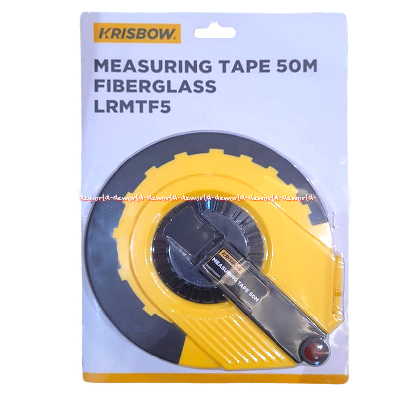 Jual Krisbow 50m Fiberglass Measuring Tape Alat Meteran Plastik 50 ...