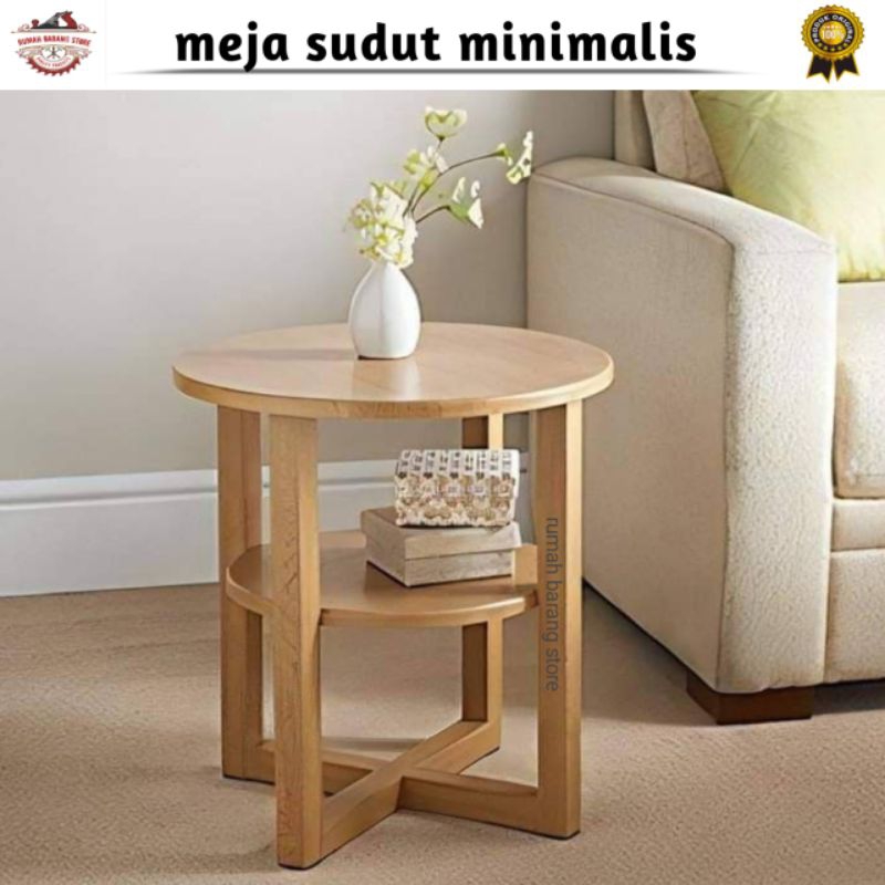 Jual meja sudut minimalis meja samping meja rias kayu meja kopi tempat ...