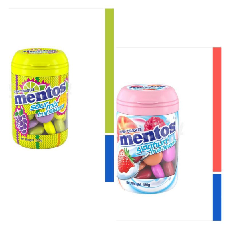 Jual Mentos Yoghurt / Mentos Sour Mix / Mentos Bottle / Mentos Import ...