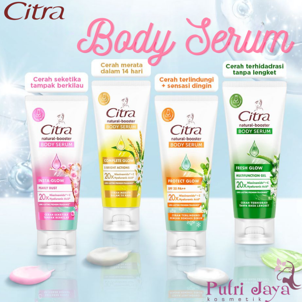 Jual CITRA Natural Booster Body Serum Complete-Glow | 100ML / 180ml ...