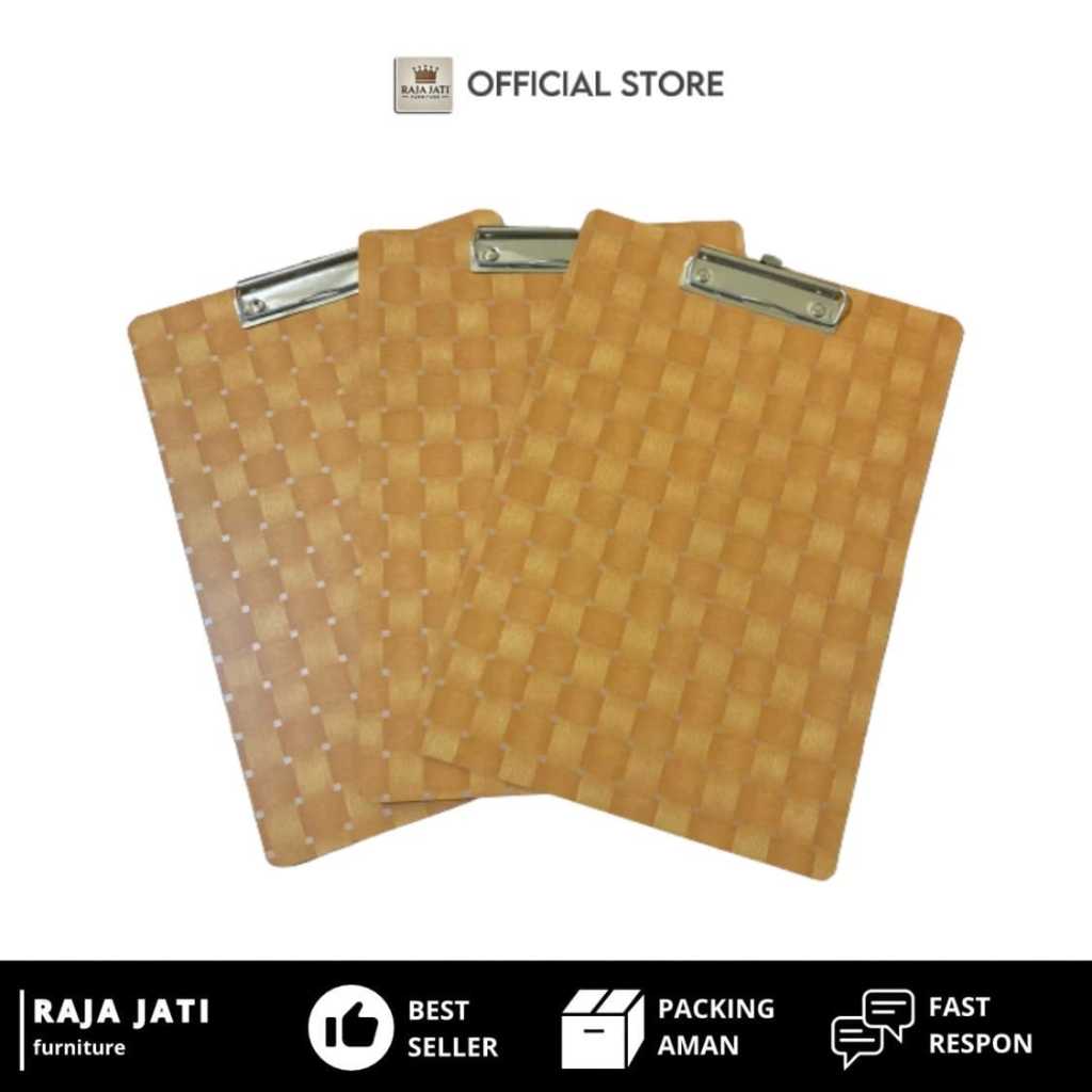 Jual Clipboard - Papan Jalan - Papan Dada Kayu F4 Folio Clip Board ...