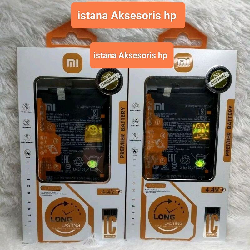Jual Baterai Battery ORIGINAL Xiaomi BN54 Redmi 9/Note 9 Model:BN54 ...