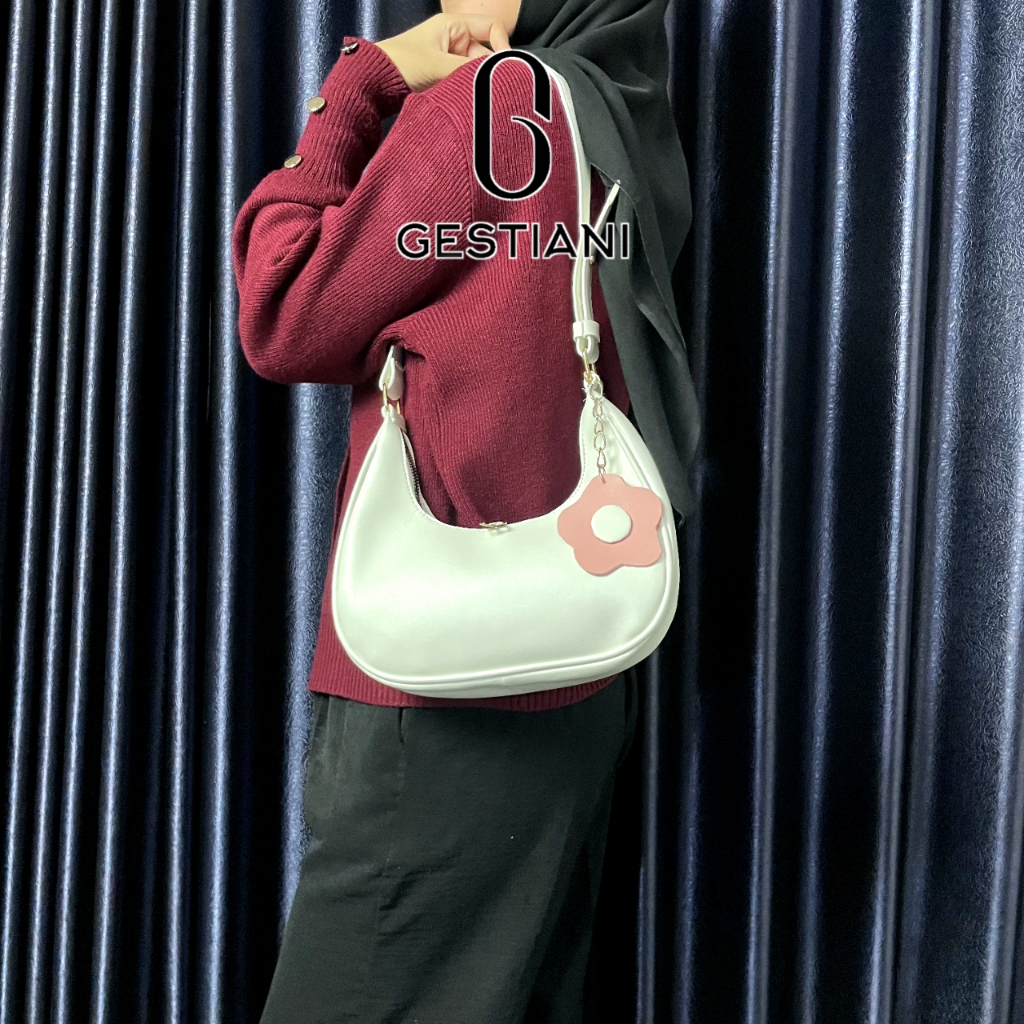 Jual Tas bulan bunga - moon bag - tas bahu wanita - shoulderbag premium ...