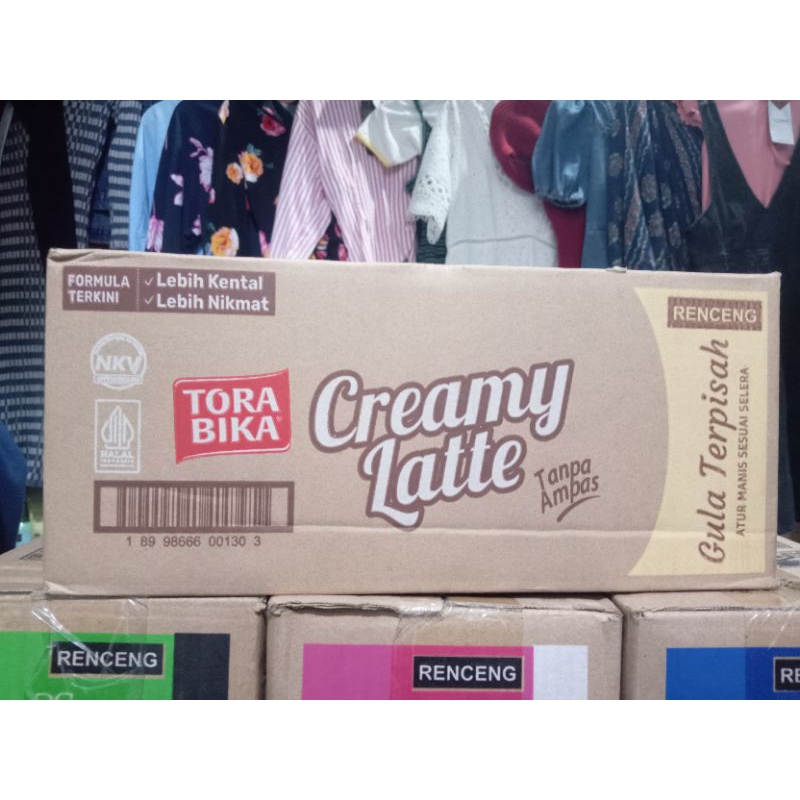 Jual Torabika Creamy Latte 1 dus ( 22gr X 12 Renceng) | Shopee Indonesia