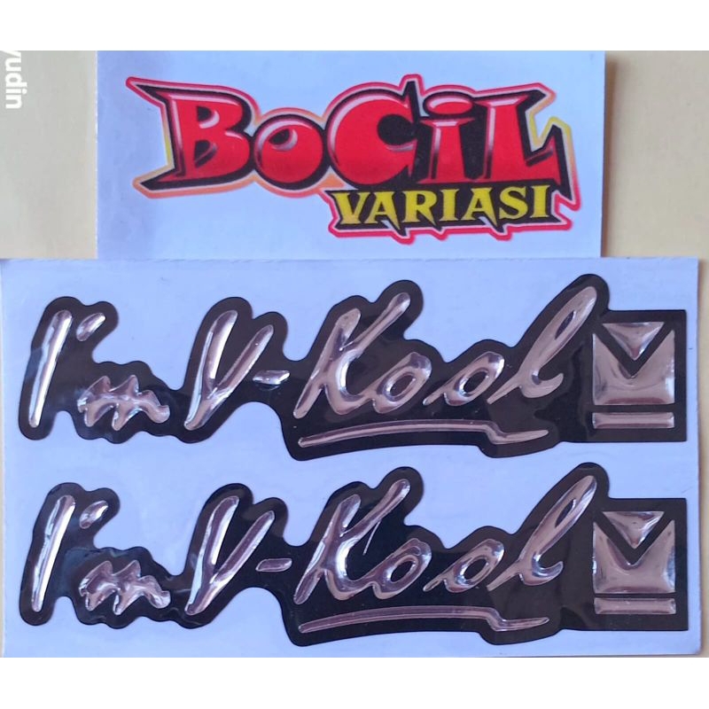 Jual STIKER EMBLEM IMVKOOL I'M V-KOOL | Shopee Indonesia