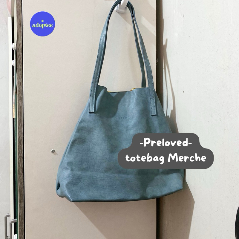 Jual Preloved • tas/bag totebag Merche | Shopee Indonesia