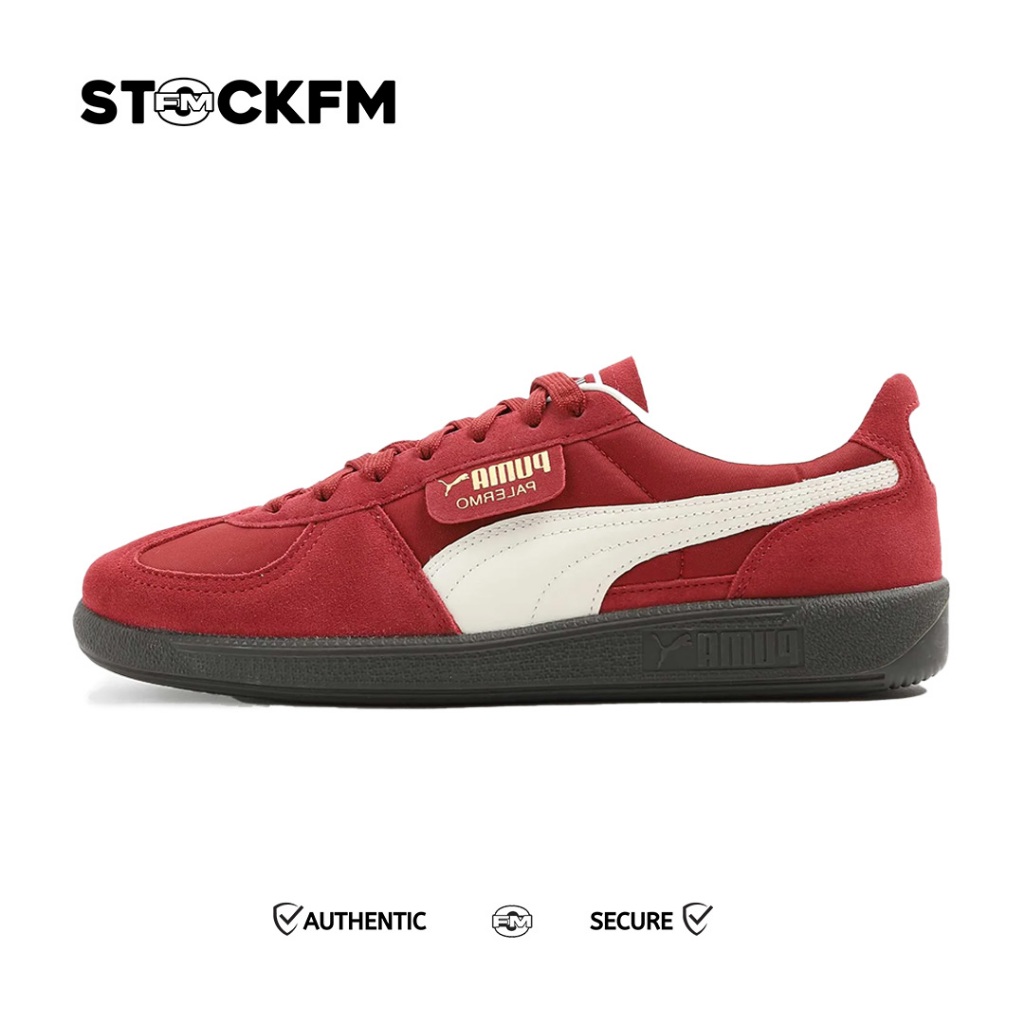 Jual Puma Palermo Intense Red Warm White Original | Shopee Indonesia
