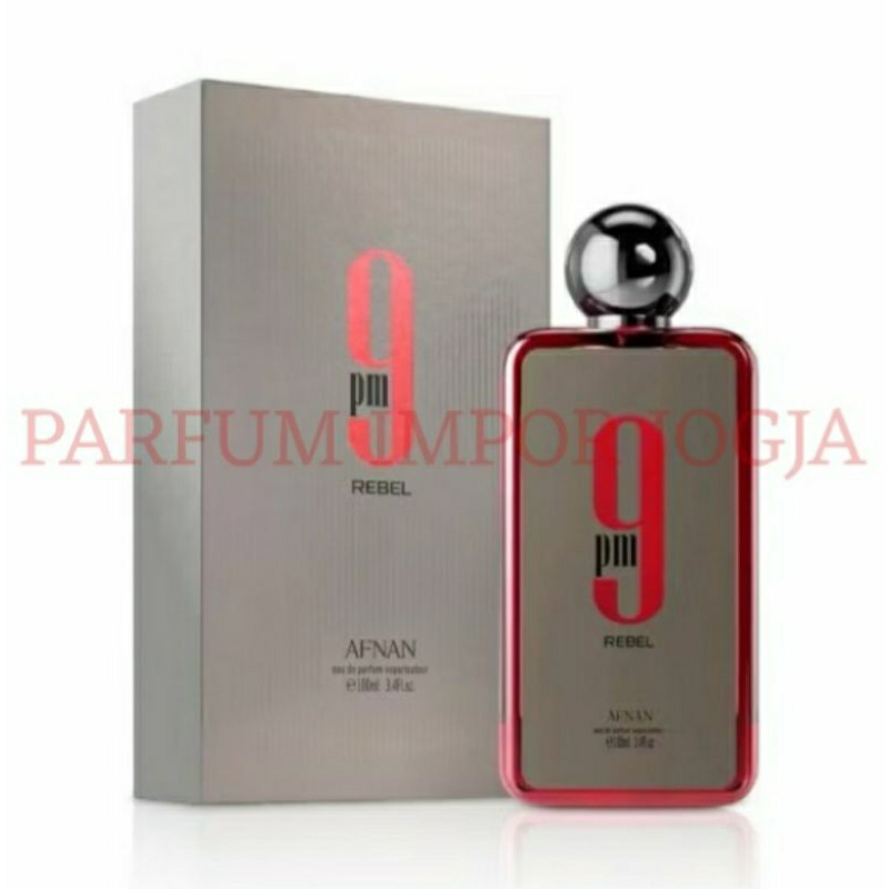 Jual Parfum Unisex Afnan 9pm Rebel EDP 100ml BNIB | Shopee Indonesia
