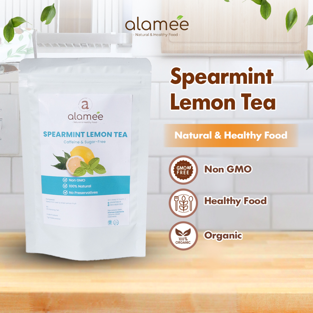 Jual Spearmint Lemon Tea Teh Daun Permen dan Lemon Minuman Herbal Alami ...
