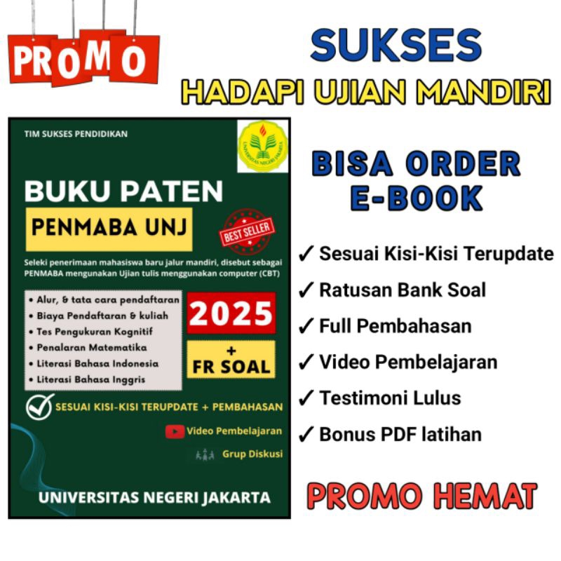 Jual BUKU PENMABA UNJ 2025 | Shopee Indonesia