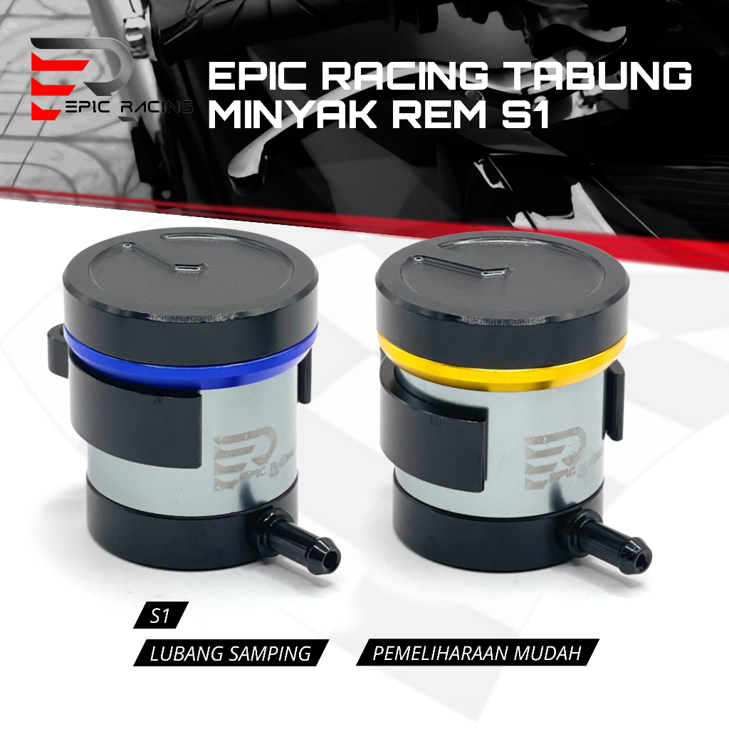 Jual Tabung Minyak Rem Epic Racing Brake Fluid Tank Quantum 40mm All ...