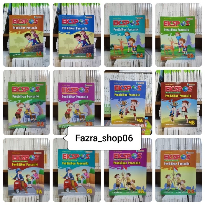 Jual NEW Buku EKSPOS Pendidikan Pancasila PPKN sd mi kelas 1A 1B 2A 2B ...