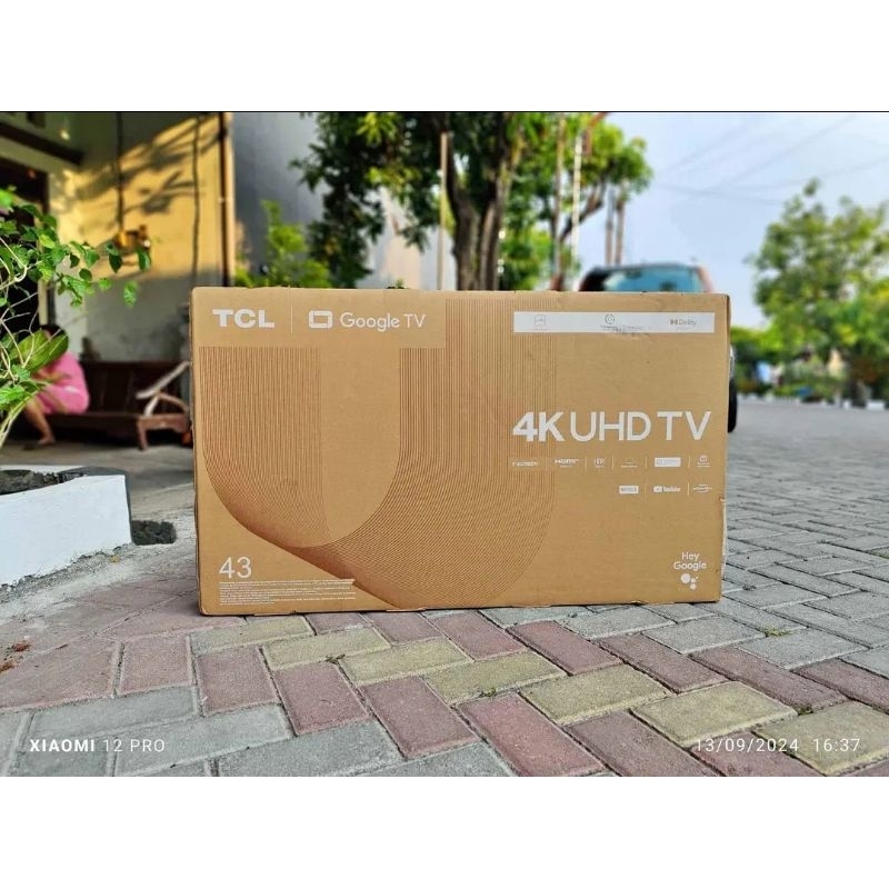 Jual TV LED TCL 43V6B GOOGLE TV 4K UHD YOUTUBE NETFLIX DIGITAL TV | Shopee Indonesia