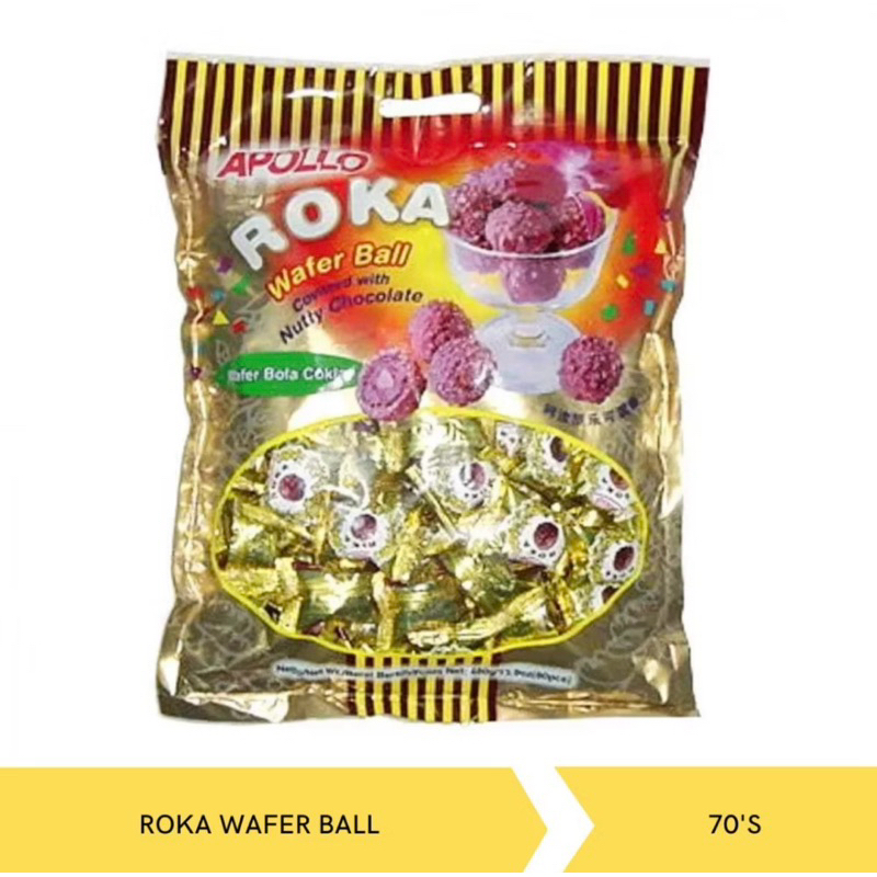Jual Roka Coklat Apollo Wafer Ball Isi 70 Pcs | Shopee Indonesia