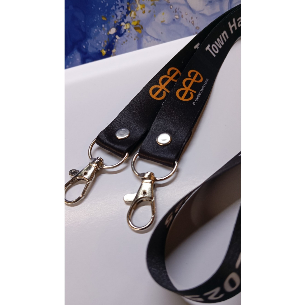 Jual Tali Lanyard ID Card Custom Tali ID Card Custom | Shopee Indonesia
