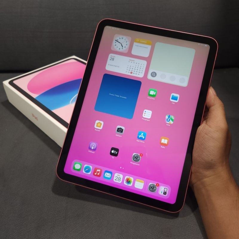 Jual ipad gen 10 64gb wifi only eks inter mulus terawat kelengkapan ...