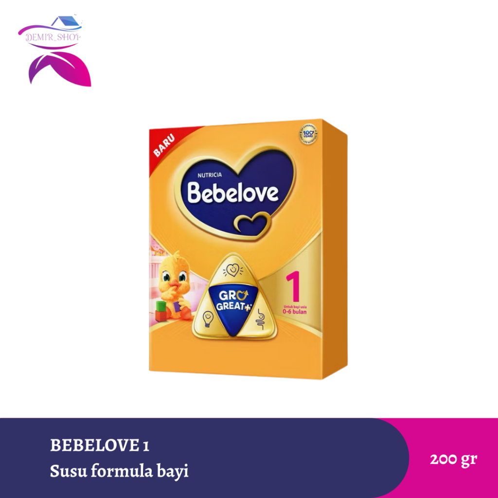 Jual Bebelove 1 Susu Formula Bayi Bubuk 0-6 Bulan 200 gr | Shopee Indonesia