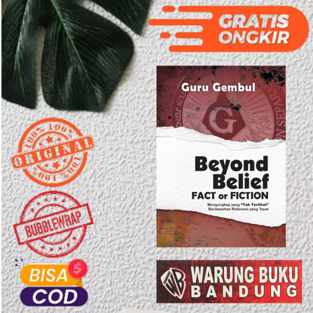 Jual BUKU BEYOND BELIEF : FACT OR FICTION - Guru Gembul | Shopee Indonesia