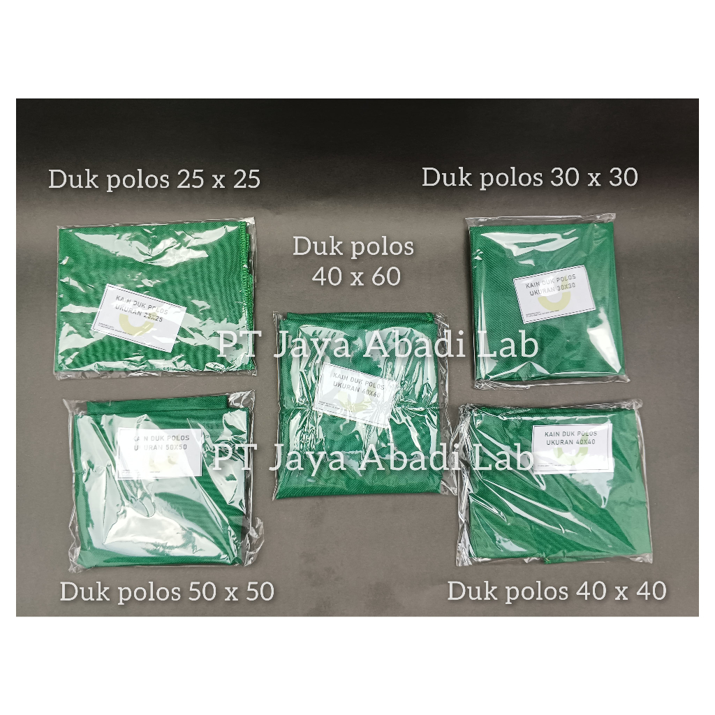 Jual Kain duk polos operasi medis hijau alas 25 30 40 50 60 cm | Shopee ...