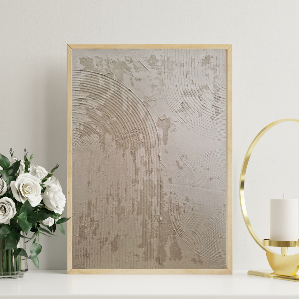 Jual Texture Art - Lukisan Tekstur Abstrak Minimalis Aesthetic Line ...