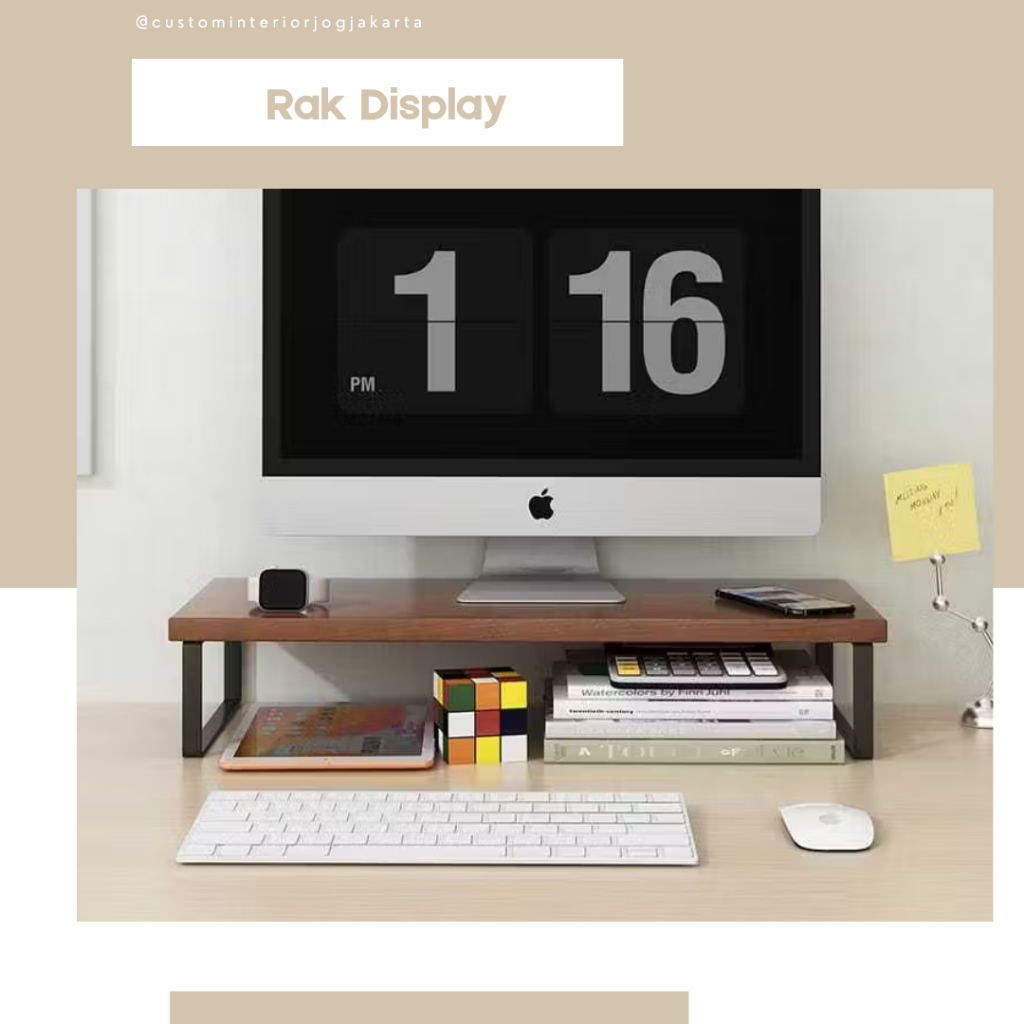 Jual Rak Display Monitor Stand Rak Monitor Tatakan Monitor Komputer ...
