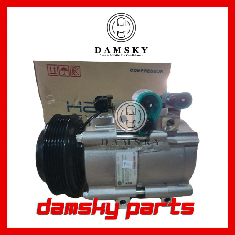 Jual Kompresor Compressor AC Mobil Hyundai H1 H-1 ORIGINAL Hanon (4H100 ...