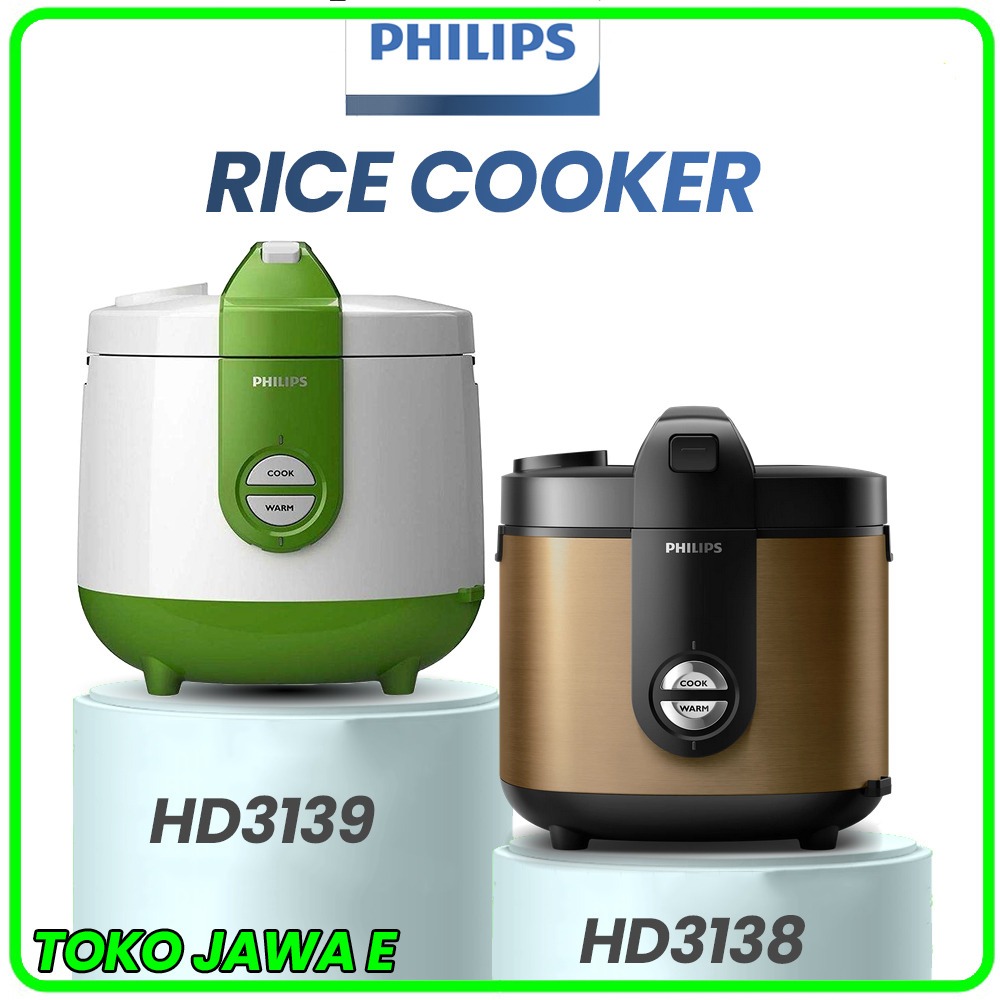 Jual RICE COOKER PHILIPS HD 3138/PHILIPS HD 3119 Kapasitas 2 liter ...