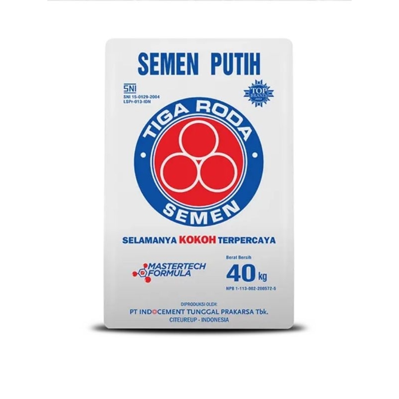 Jual Semen Putih Kiloan | Semen Putih 1 KG | Semen Putih Tiga Roda ...