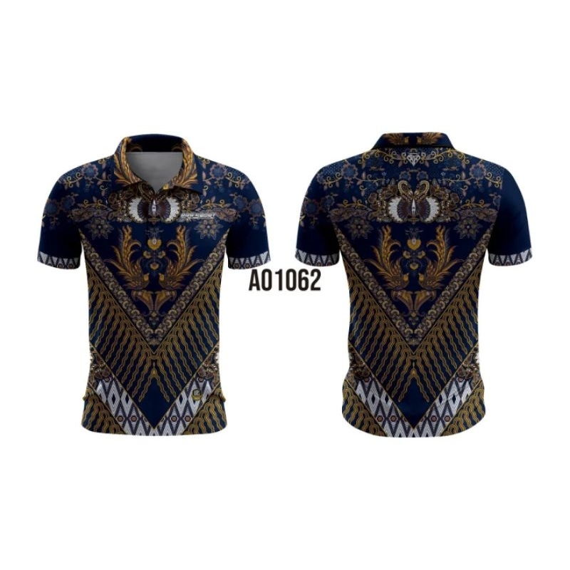 Jual KAOS JERSEY POLO MODEL BATIK LENGAN PANJANG CUSTOM FULL PRINTING ...