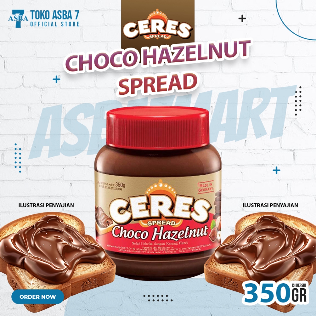 Jual CERES SPREAD CHOCO HAZELNUT 350G | Shopee Indonesia