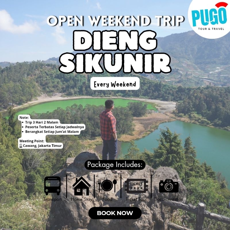 Jual Paket Tour Open Trip Dieng Sikunir | Shopee Indonesia