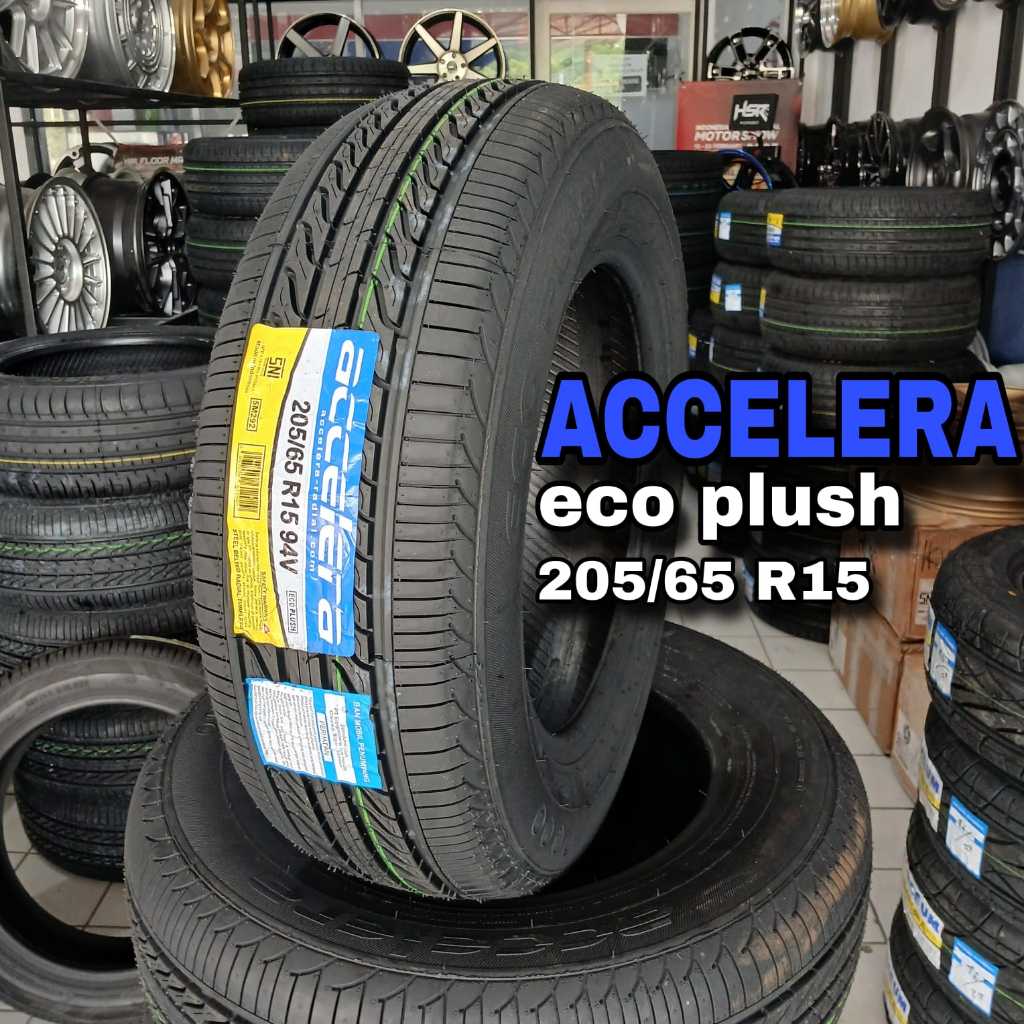 Jual BAN MOBIL TUBLES RING 15 ACCELERA ECO PLUSH 205 65 R15 BAN RADIAL UKURAN STANDAR | Shopee ...