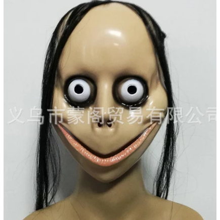 Jual new TOMO topeng momo halloween seram rumah hantu prank cosplay ...