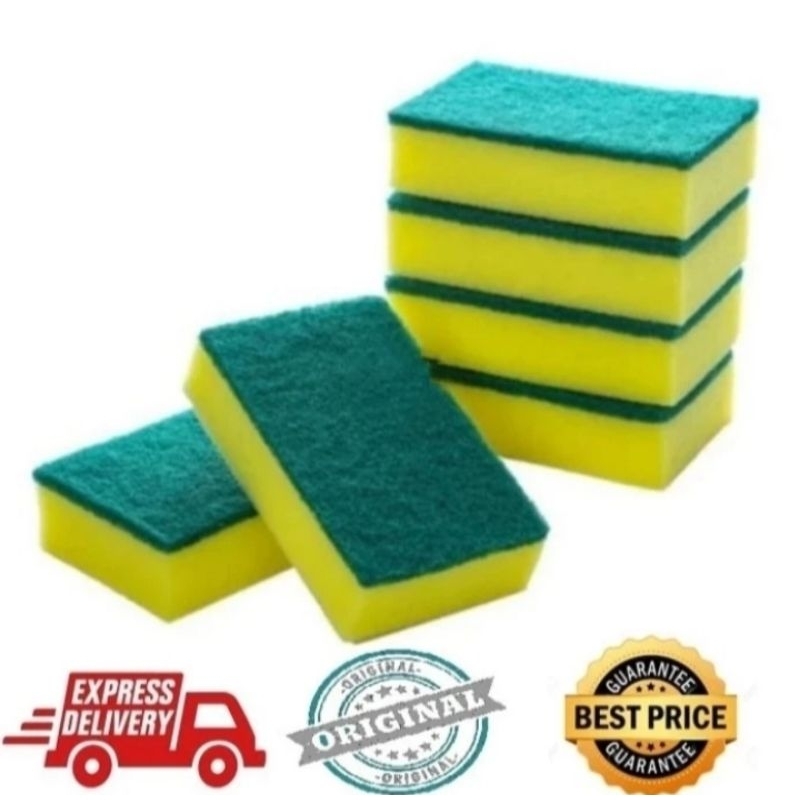 Jual Spon Cuci Piring Sabut Spon Cuci Piring Spons Dua Sisi | Shopee ...