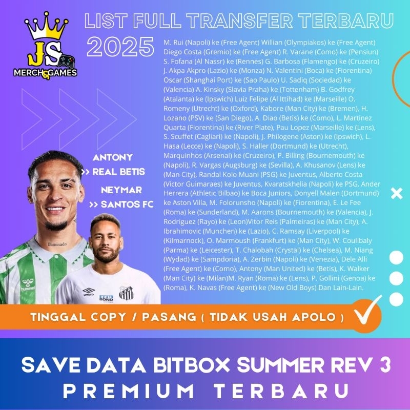 Jual ( TERBARU ) VIA LINK SAVE DATA BITBOX PATCH SUMMER REV 3 UPDATE WINTER TRANSFER 2025 PS3 ...
