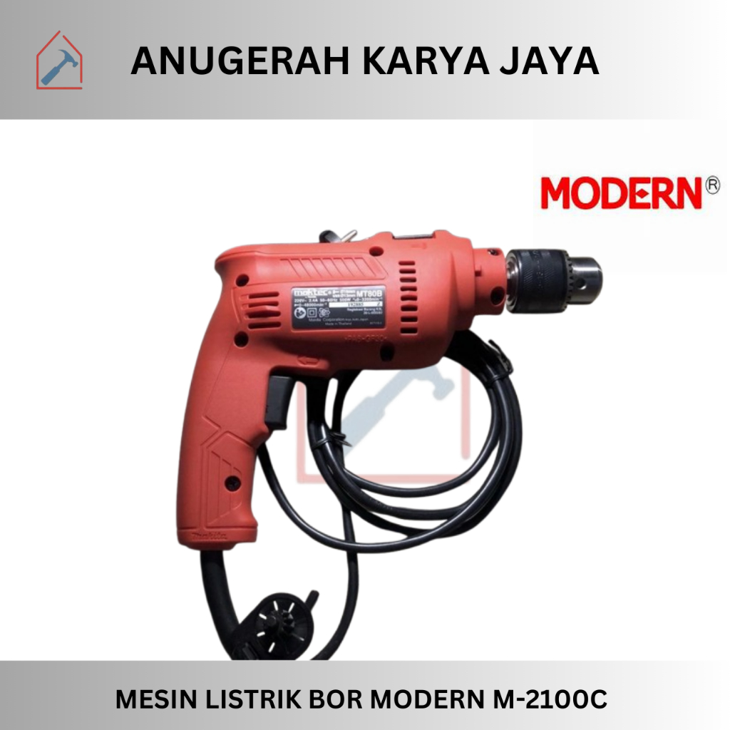 Jual MESIN LISTRIK BOR MODERN M-2100C | Shopee Indonesia