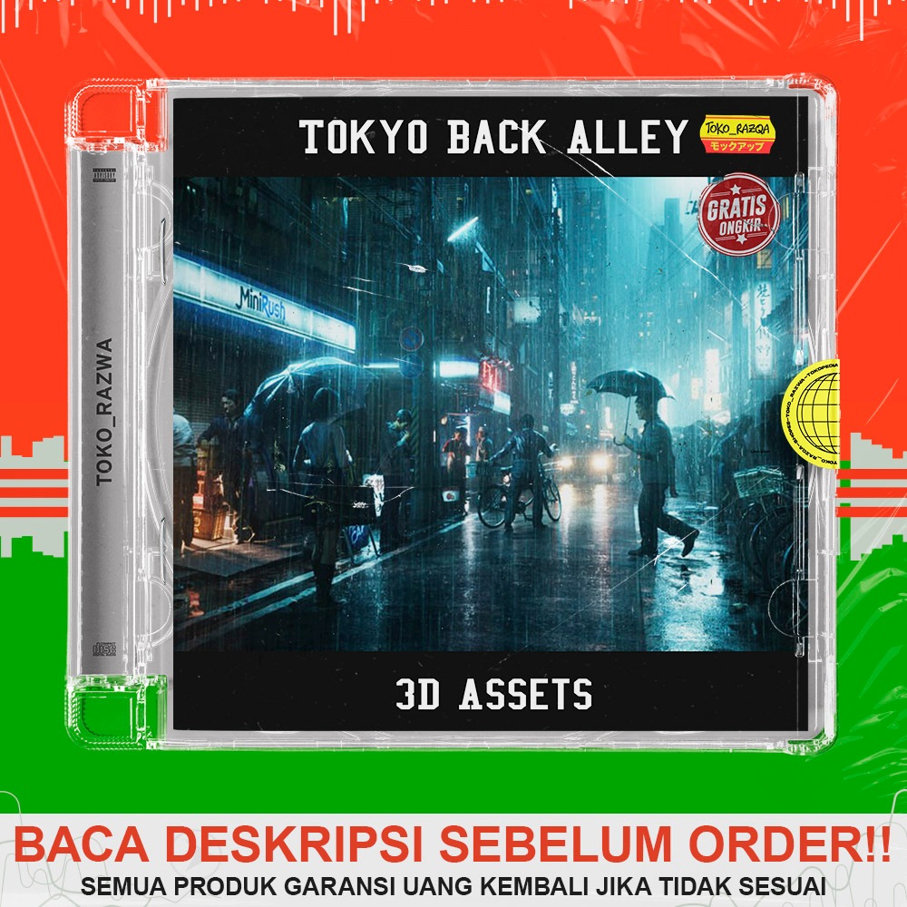 Jual 3D Assets - BigMediumSmall - Tokyo Back Alley For Blender - 300125 ...