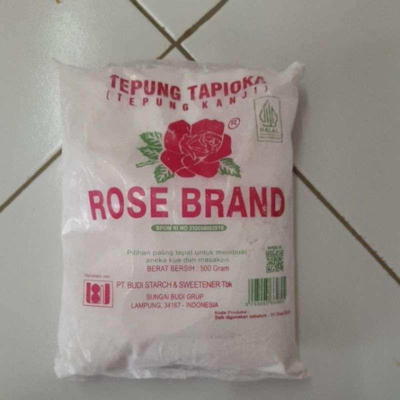 Jual TEPUNG TAPIOKA ROSE BRAND 500g | Shopee Indonesia
