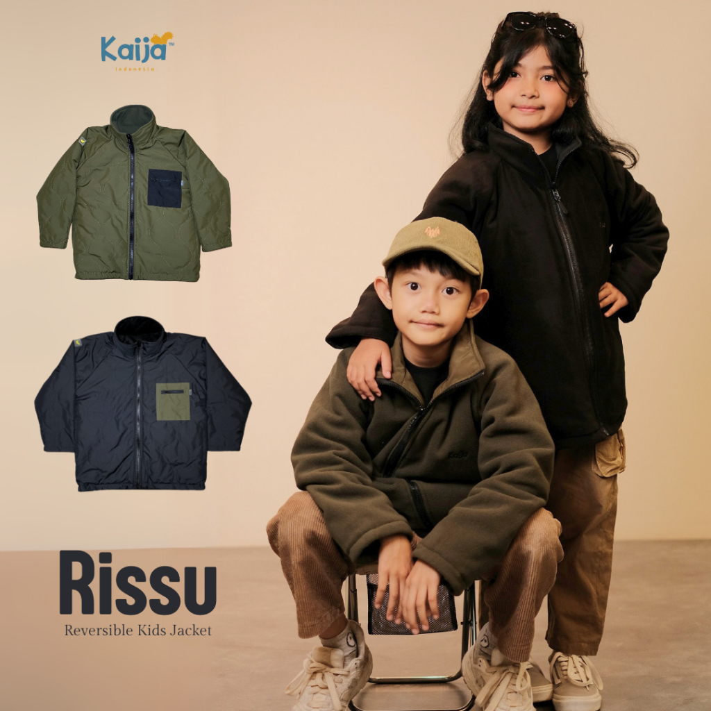 Jual RISSU REVERSIBLE KIDS JACKET / Jaket Outdoor Anak by KAIJA ...