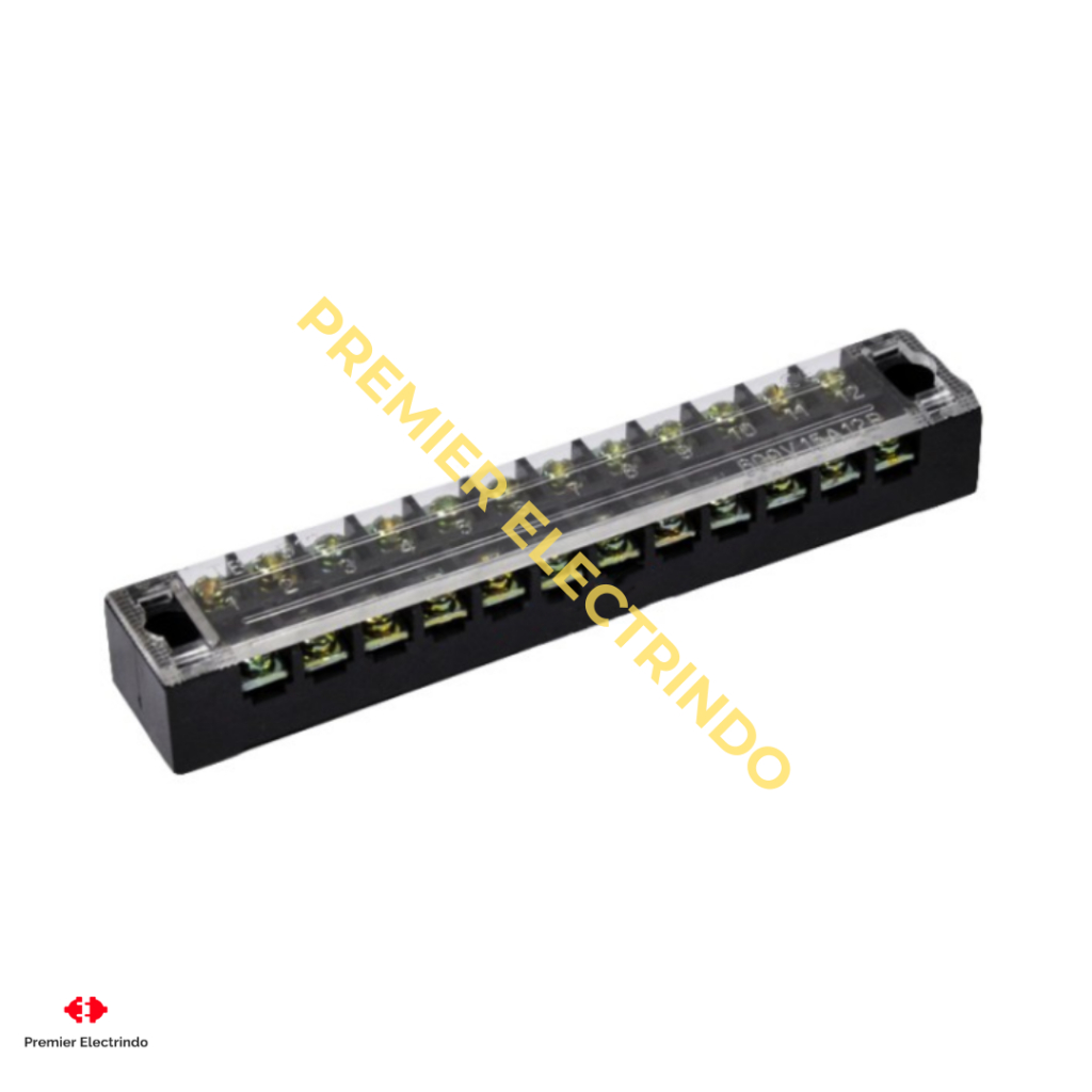 Jual Terminal Block TB1512 TAB 12 Pole 15A - Terminal Blok 12P 15A | Shopee Indonesia